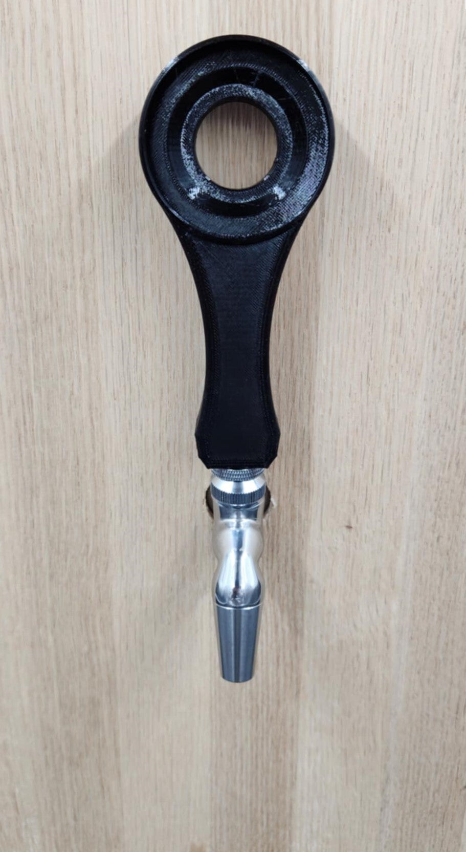 Black 3D Printed Tap handle | The Craftsmith